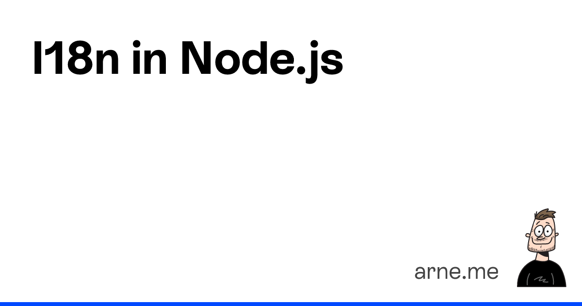 I18n in Node.js